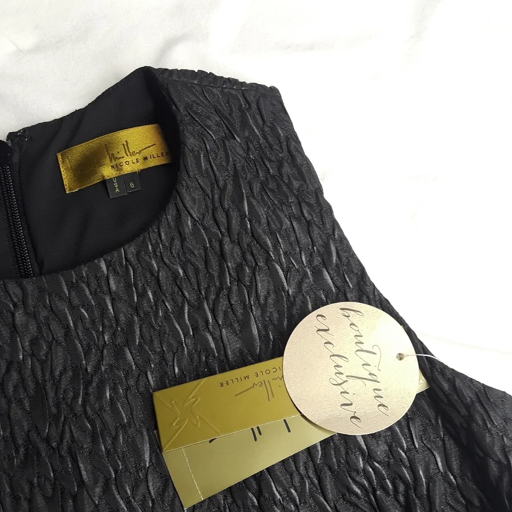 Nicole Miller | Dresses | Nicole Miller Genuine Lamb Leather Cut Out ...